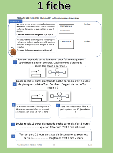 4-TRANSFORMATION ou COMPARAISON Multiplicative